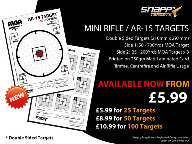 X-Large – A3 or A2 NATO Fig 11 Target (100 Pack) – Snappy Targets