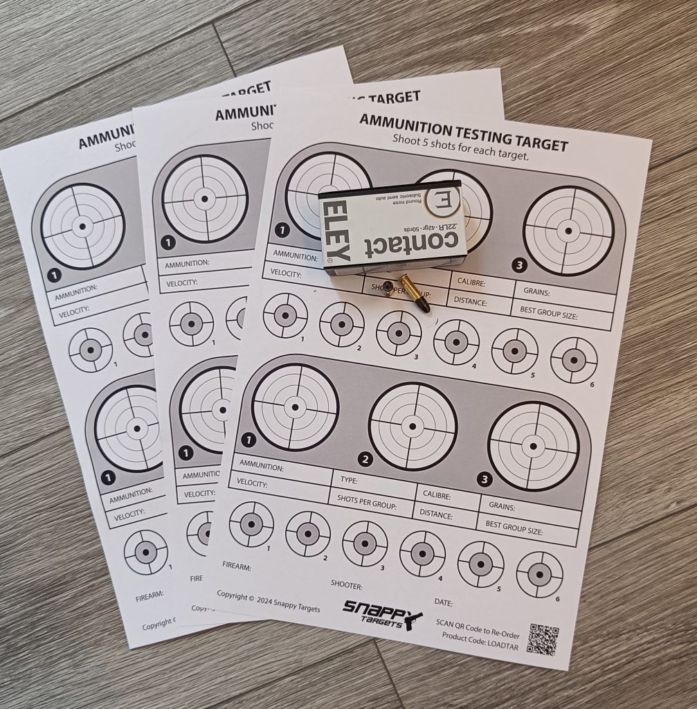 Ammunition and Load Testing Targets (Rimfire, Centrefire and Air Rifle ...